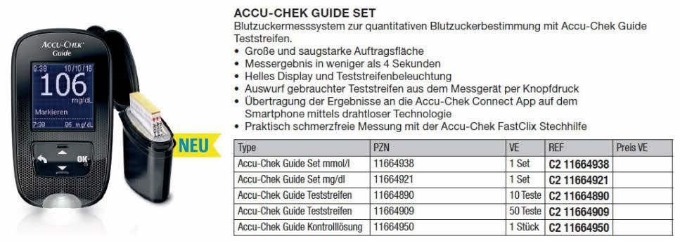 Accu-Chek Guide Set Blutzuckermesssystem