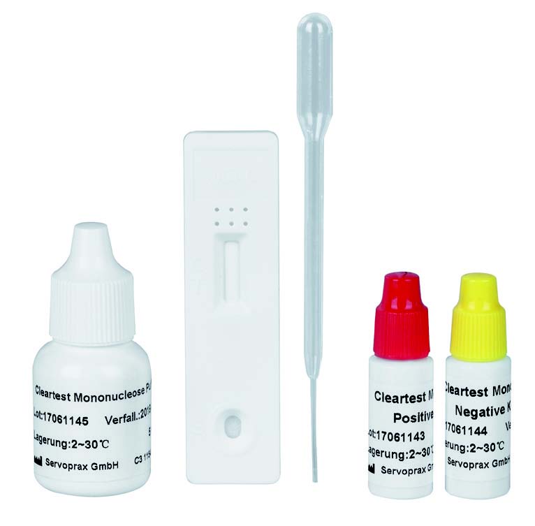 Cleartest Mononucleose qualitativen Nachweis infektiösen Mononucleose